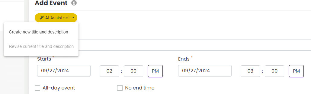 How to Use Timely's AI Assistant to Improve Event Content