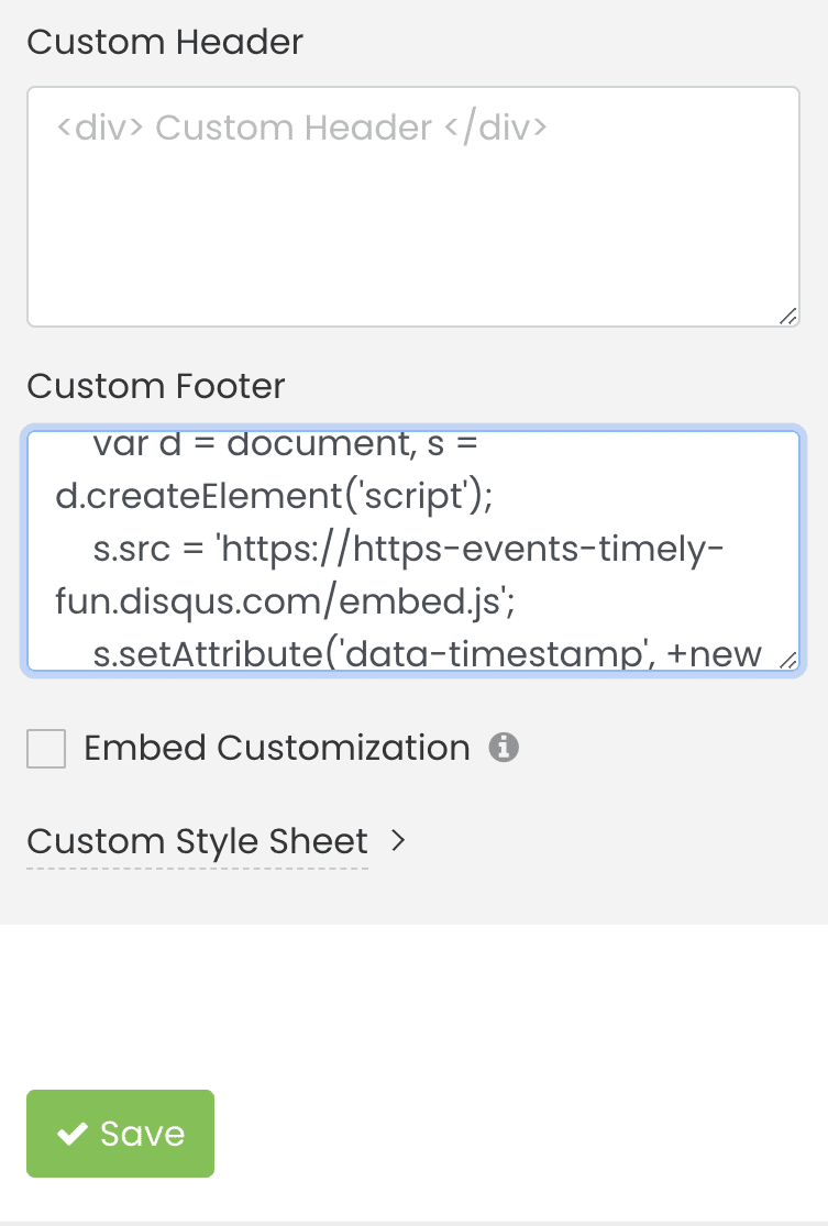 How to Integrate Disqus Commenting with your Timely Calendar