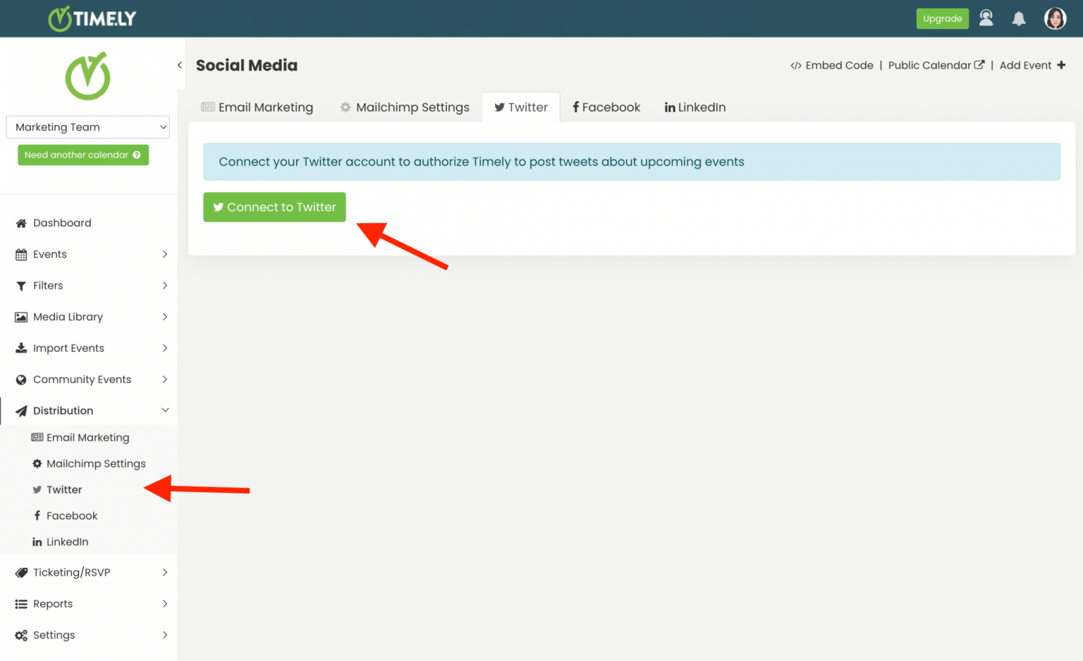 How to Post Events on Twitter Automatically | Timely Help Center