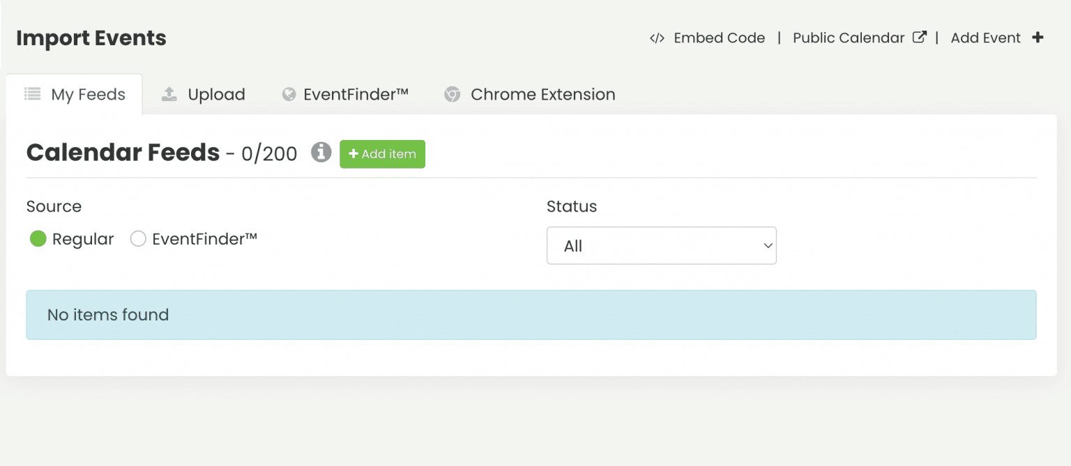 How To Import Events Using An ICS / iCal Feed URL