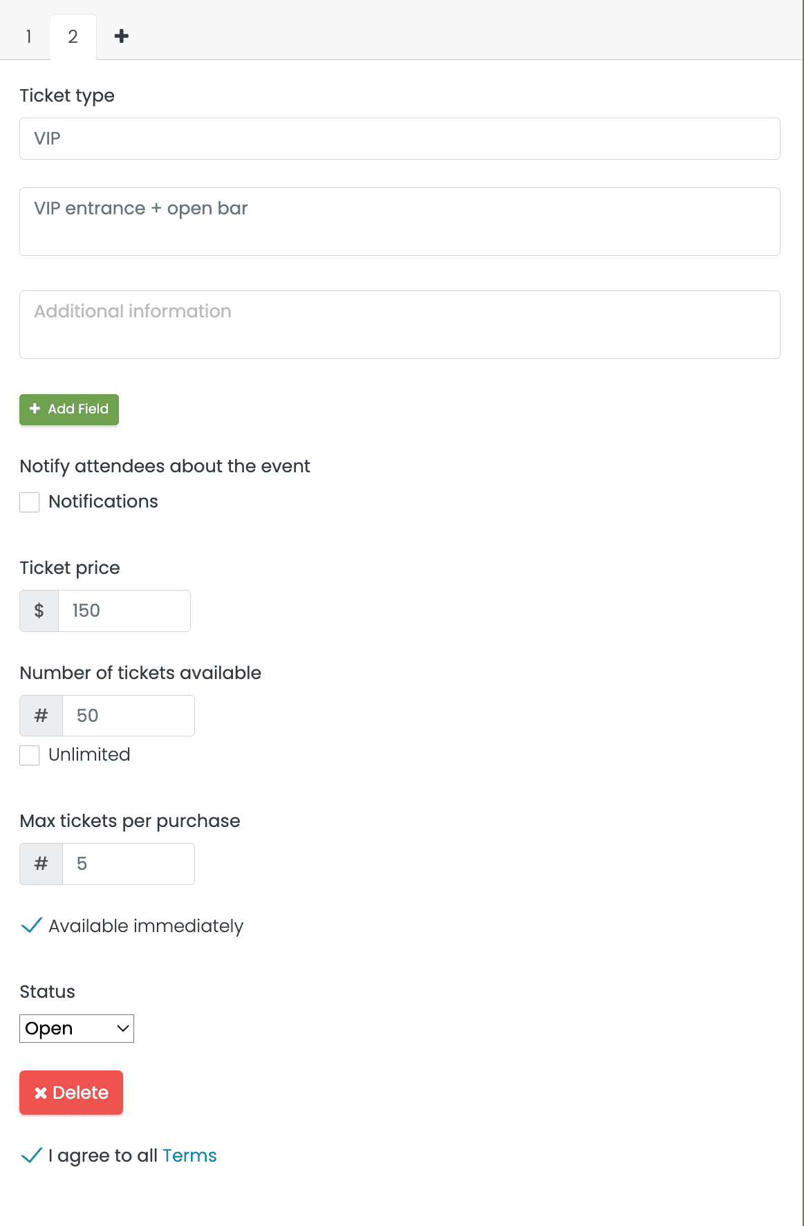How to Set Up General Admission and VIP Tickets