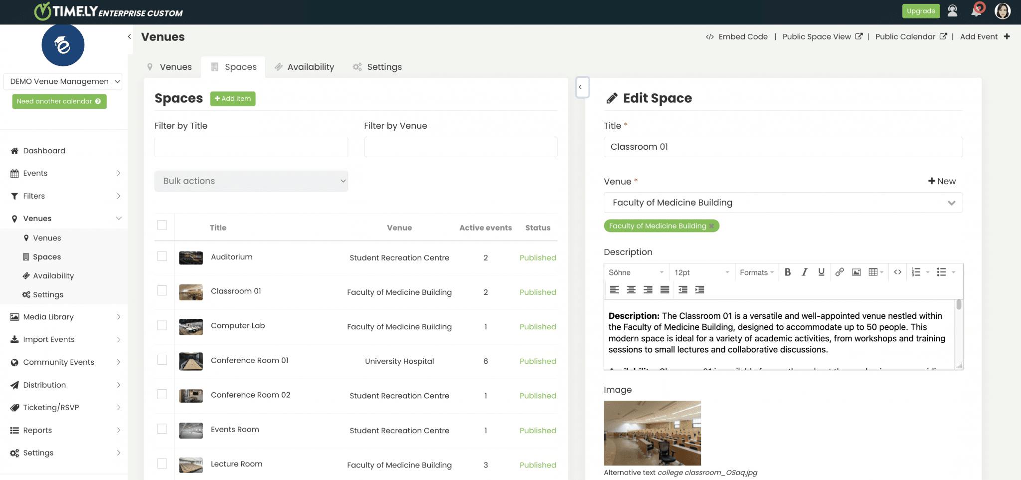 How to Edit, Clone and Delete Event Spaces | Timely Help Center