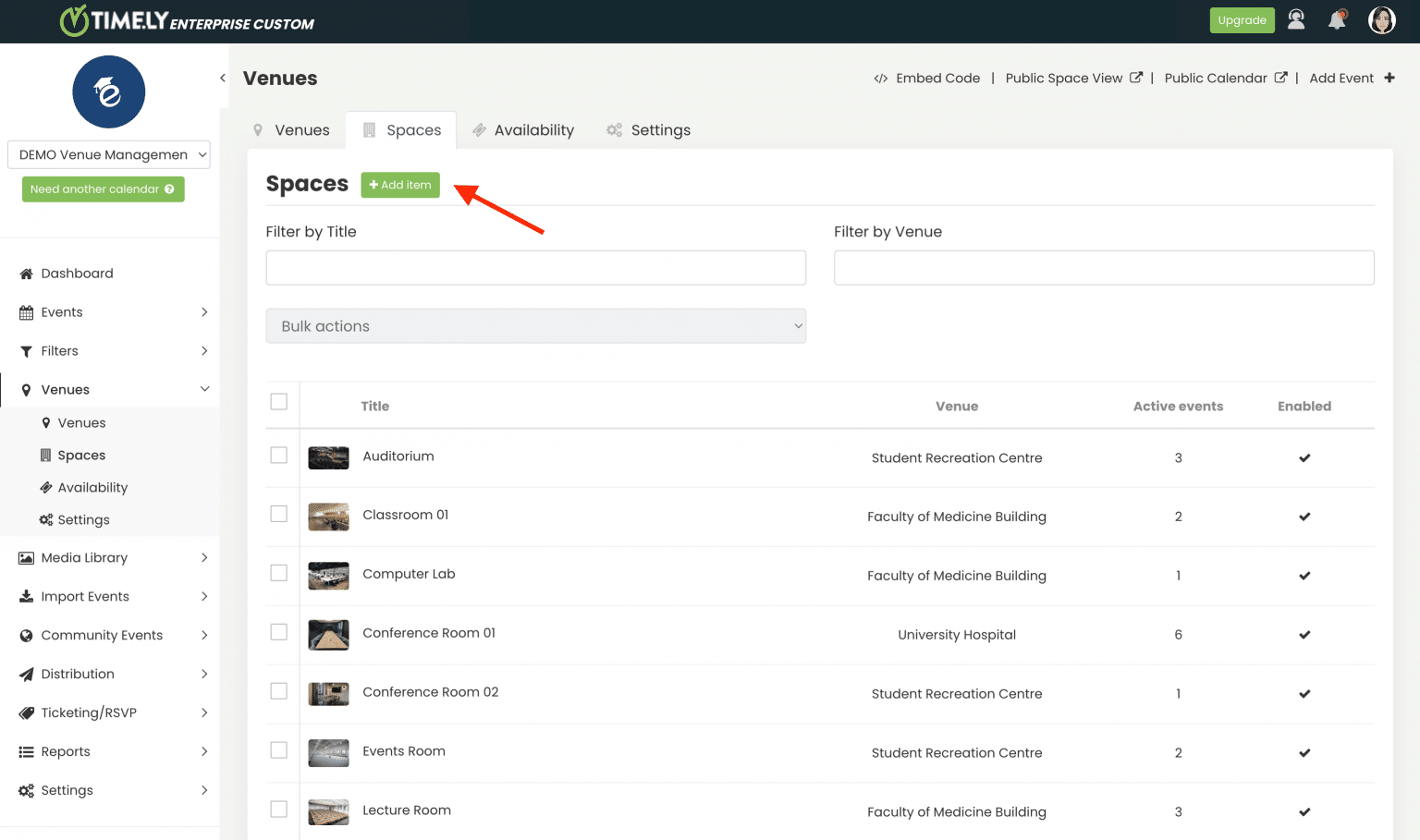 How to Create Event Spaces | Timely Help Center