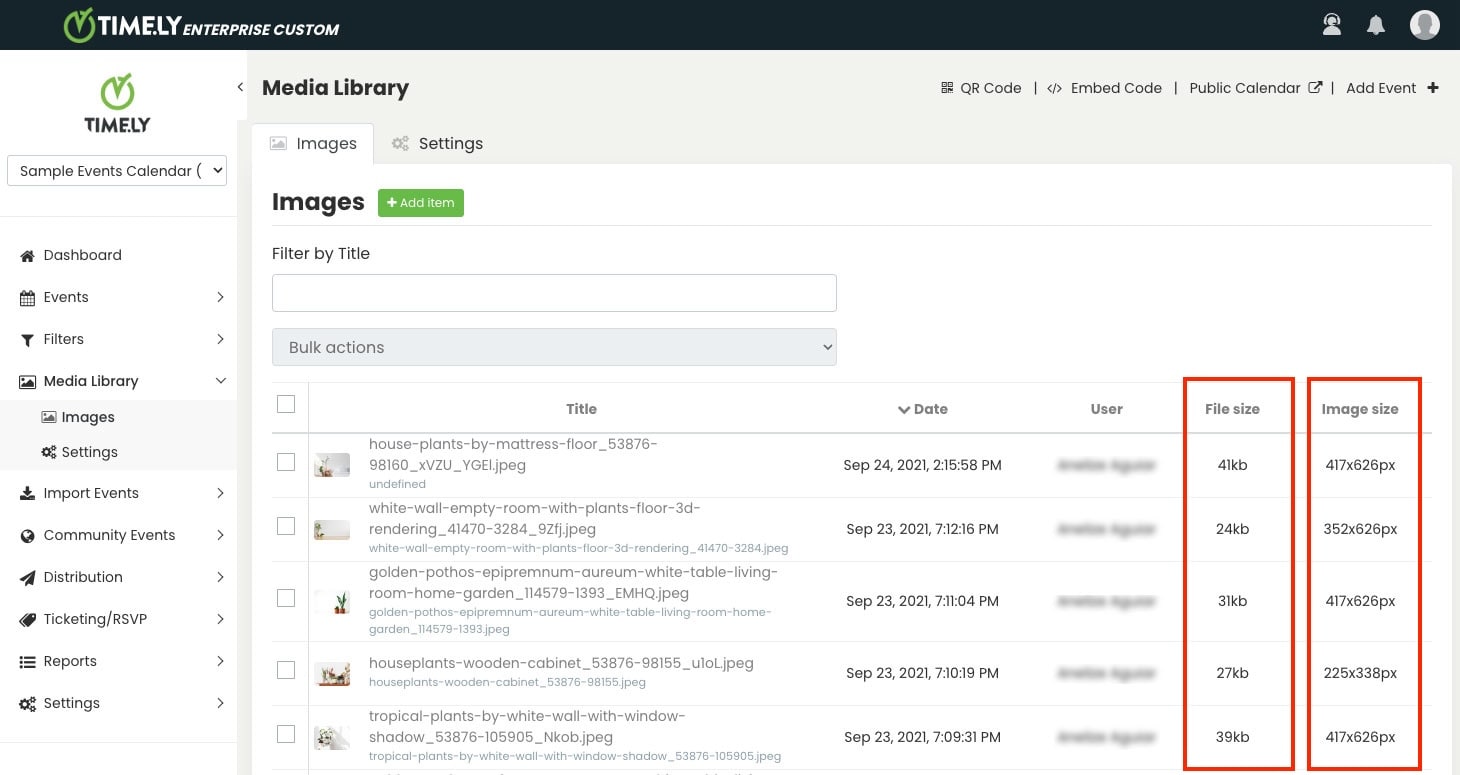 How to Add Images to your Calendar, Events, Filters and Templates