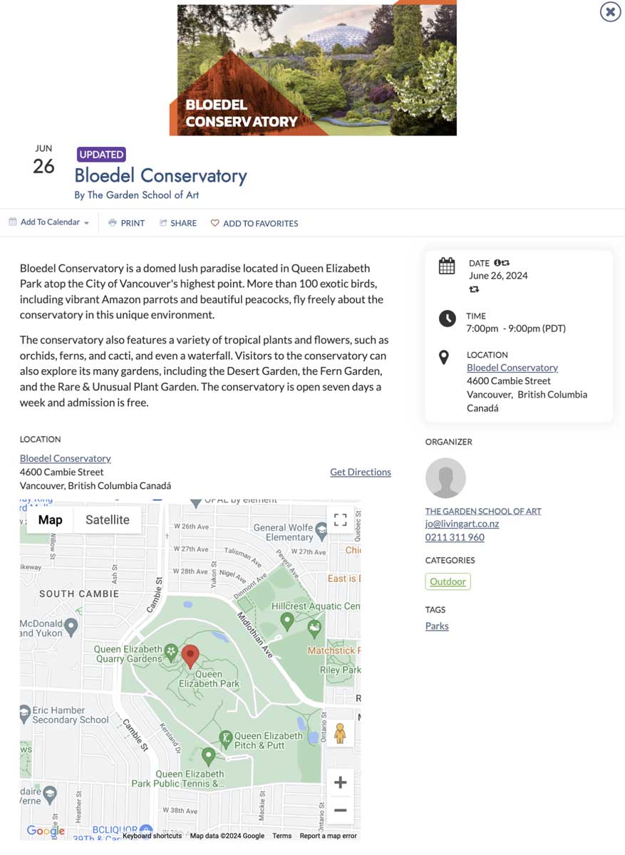 How to Select the Event Page Layout for your Calendar