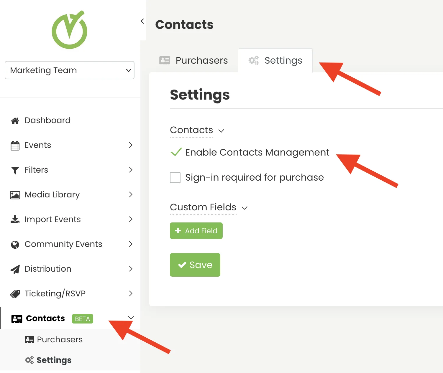 How to Set Up Timely Contacts Management Module