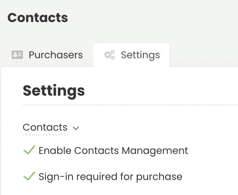 How to Set Up the Contacts Management Module